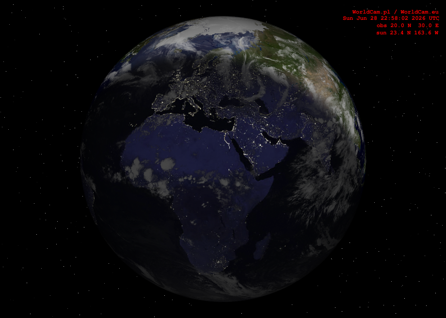 World Sunlight Map