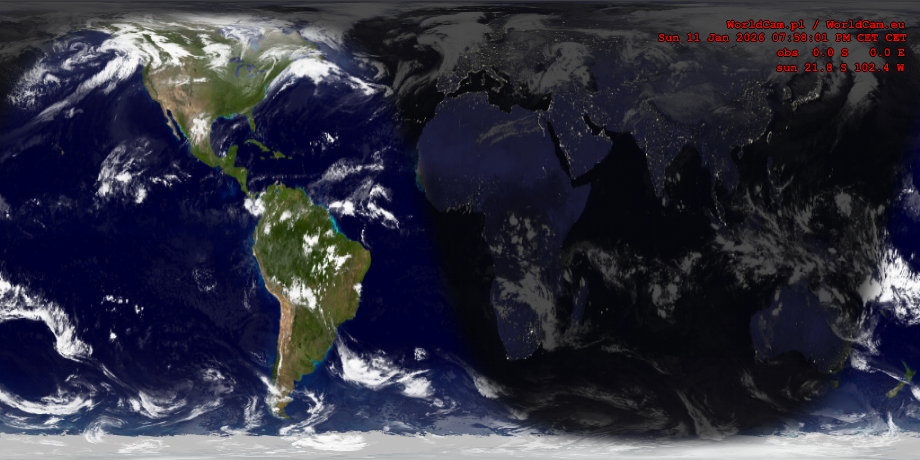 World Sunlight Map