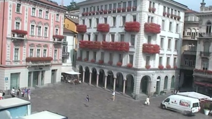 Lugano - Piazza Riforma, Switzerland - Webcams