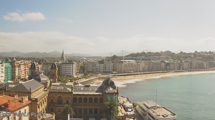 San Sebastián - Panoramic view, Spain - Webcams