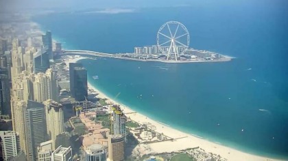 Dubaj - Panorama miasta, Zjednoczone Emiraty Arabskie - kamery ...