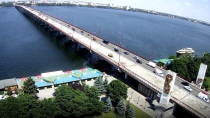 Dnipro - Central bridge, Ukraine - Webcams
