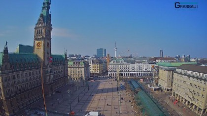 Hamburg - Rathausmarkt, Germany - Webcams