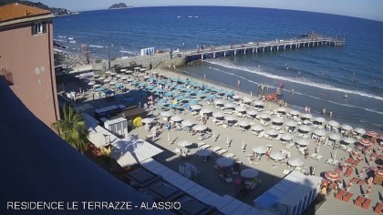 Alassio - Spiaggia, Italia - Webcams