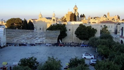 Bethlehem - Nativity Square (Manger Square), Palestine (Palestinian ...