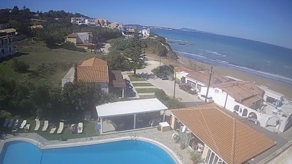 Corfu - Agios Stefanos Avliotes - Hotel Nafsika, Greece - Webcams