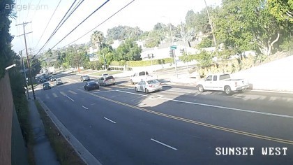 Los Angeles - Brentwood - Sunset Boulevard, Kalifornia (USA) - kamery ...