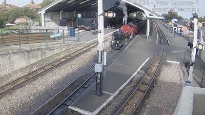New Romney - Stacja kolejowa, Wielka Brytania - kamery internetowe, webcams