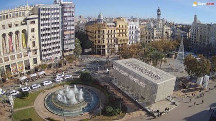 Valencia - Plaza del Ayuntamiento, Spanien - Webcams