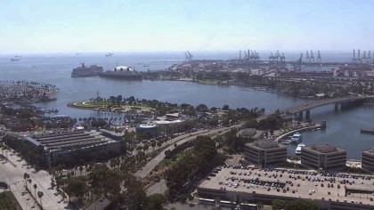 Long Beach - Panoramic view, California (USA) - Webcams