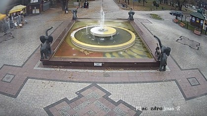Panorama miasta, Plac Zdrojowy, Rabka-Zdrój - kamery internetowe, webcams