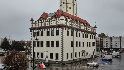Ratusz, Panorama miasta, Strzelin - kamery internetowe, webcams