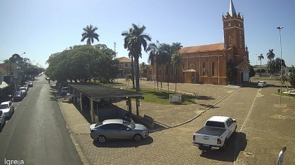 Buritama - Praça Matriz, Monumento do Peixe, Brazil - Webcams