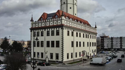 Ratusz, Panorama miasta, Strzelin - kamery internetowe, webcams
