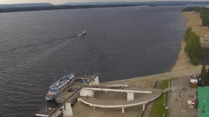 Samara - Pier and beach, Russia - Webcams