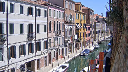 Venedig - Dorsoduro - Rio San Barnaba, Italien - Webcams