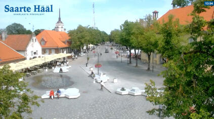 Kuressaare - Market square, Estonia - Webcams