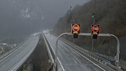 Nantua - A40 highway - Viaduct, France - Webcams