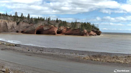 Saint Martins - Bay of Fundy - Sea Caves, Canada - Webcams