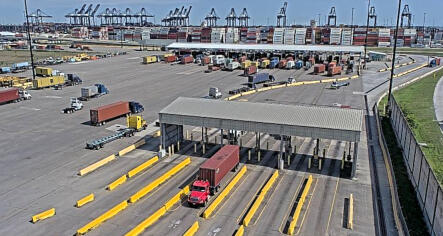 Houston - Morgan's Point - Terminal kontenerowy, Teksas (USA) - kamery ...