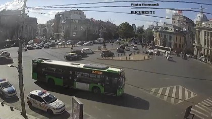 Bucharest - Roman Square, Romania - Webcams