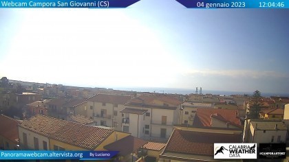 Campora San Giovanni - Panoramic view, Italy - Webcams