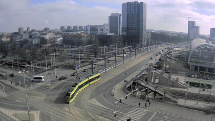 Dworzec PKP, Most Dworcowy, Poznań - kamery internetowe, webcams