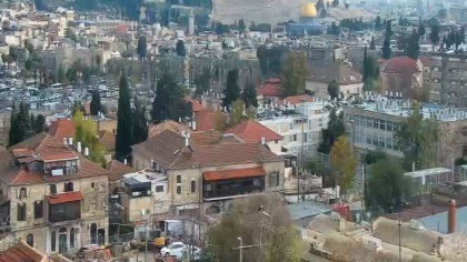 Jerozolima - Stare Miasto i Góra Oliwna, Izrael - kamery internetowe ...