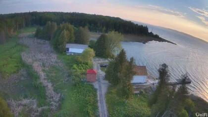 Lake Michigan - St. Helena Island Light, Michigan (USA) - Webcams