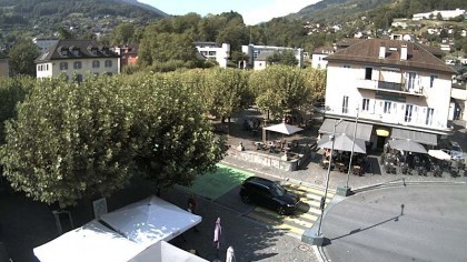 Monthey - Place Centrale, Suisse - Webcams