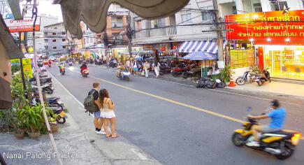 Phuket - Patong - Nanai Road, Tajlandia - Podgląd na żywo