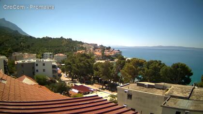 Promajna - Panoramic view, Croatia - Webcams