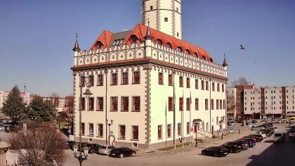 Ratusz, Panorama miasta, Strzelin - kamery internetowe, webcams