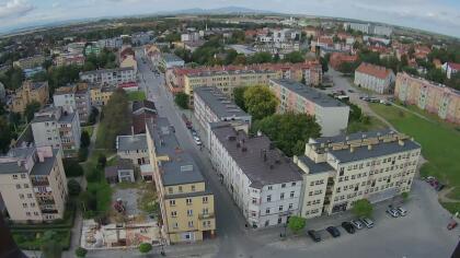 Ratusz, Panorama miasta, Strzelin - kamery internetowe, webcams