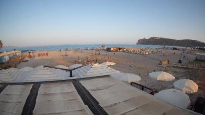 Sardinia - Cagliari - Poetto Beach - Twist Beach Club, Italy - Webcams