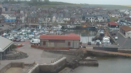 Arbroath - Harbour, boat yard, Bell Rock Lighthouse Live Webcam ...