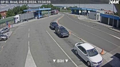 Slavonski Brod - Border checkpoint, Croatia - Webcams