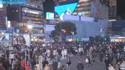 Tokyo - Shibuya Crossing, Japan - Webcams