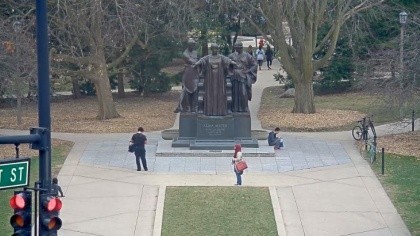 Urbana - University of Illinois - Alma Mater sculpture, Illinois (USA ...