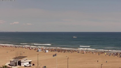 Valencia - Playa Malvarrosa, Passeig de Neptú, Spain - Webcams